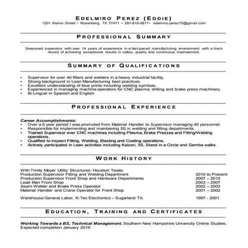 Ricky Resume | PDF