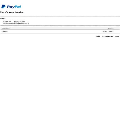 Here's your invoice - PayPal | PDF