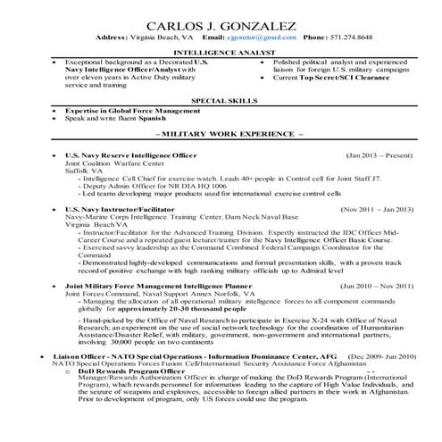 Andy CIV Resume Apr 2016 | PDF