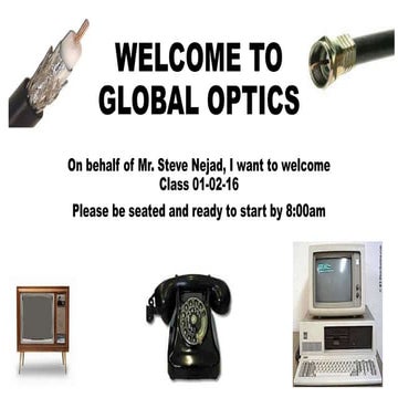 WELCOME TO GLOBAL | PPTX