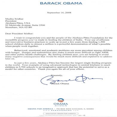 Letter from Obama | PDF