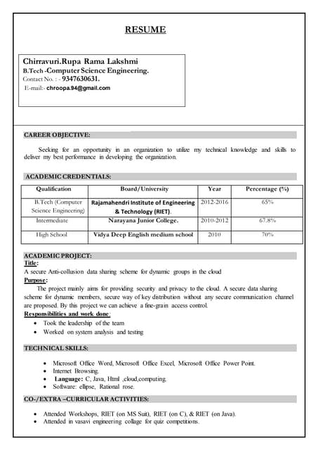 Hema Resume | DOC
