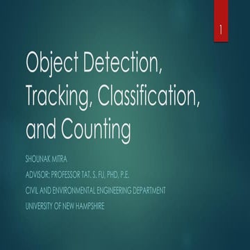 Object Detection Classification Tracking And Counting Ppt 2693