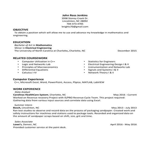 Alexey Morozov Resume | PDF