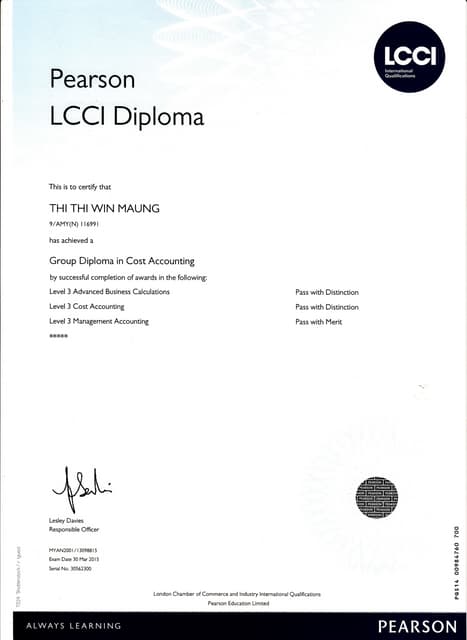 LCCI Level 2 Cert | PDF