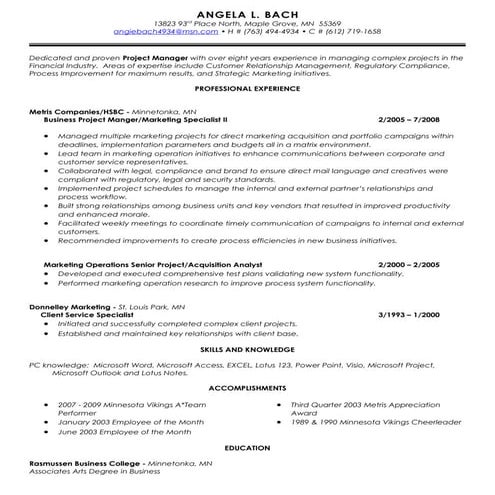 JCGFull Resume' | PDF