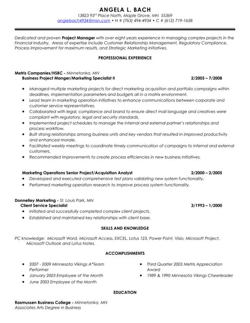 Stacey New2_Resume | PDF