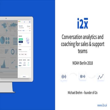 i2x.ai - NOAH18 Berlin | PPT