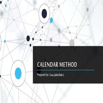 Calendar Method | PPTX