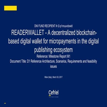 D1.reader wallet p1nruuvdowld_1.0_final | PPT