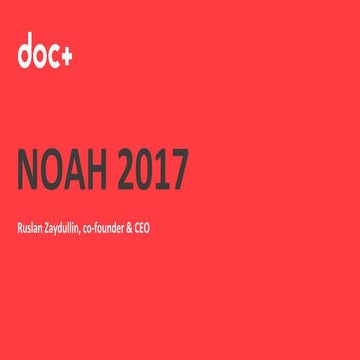 DOC+ - NOAH17 Berlin | PPT | Free Download