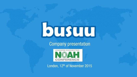 Busuu | PPTX | Educational Assessment | Education