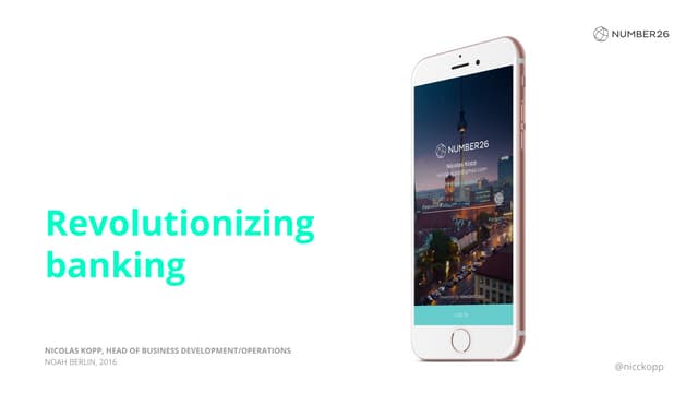 N26 - NOAH16 London | PDF