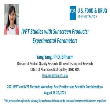 D1-3 Yang Yang_2021 IVRT IVPT Workshop - Podium Presentation_08182021 v ...