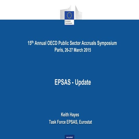 EPSAS - Update - Keith Hayes, Eurostat | PDF