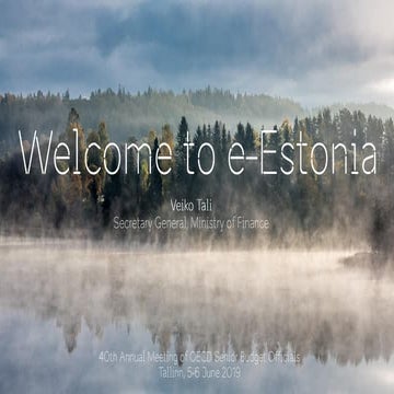 Budget profile of Estonia - Veiko TALI, Estonia | PDF