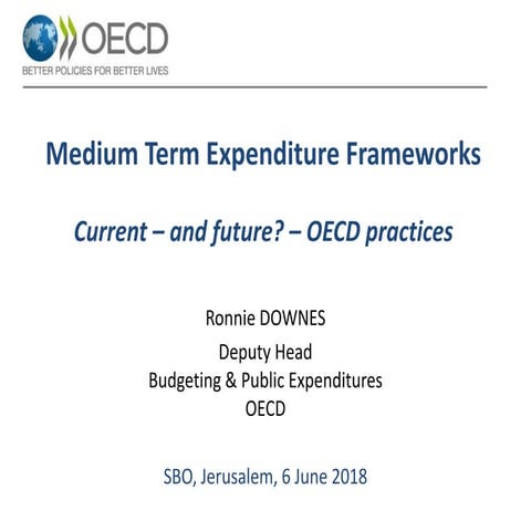 Medium term budgetary frameworks - Brian FINN, OECD | PDF