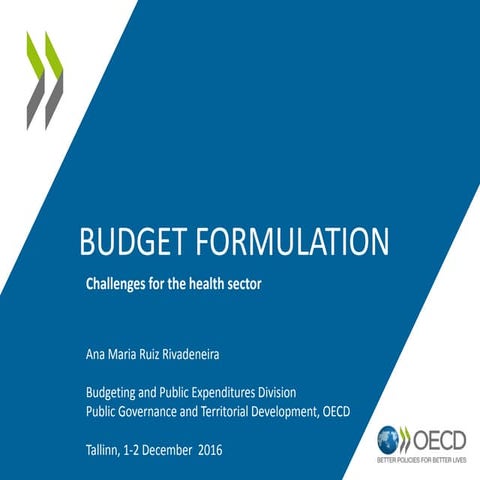 Budget formulation - Ana Maria Ruiz, OECD | PPT | Free Download