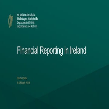 OECD Review of Financial reporting in Ireland - Breda Rafter, Ireland ...