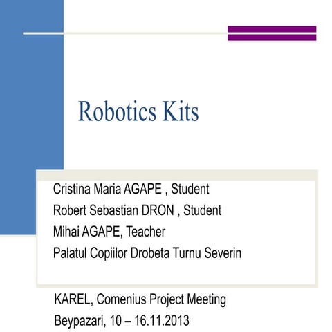 Robotics Kits | PPS | Robotics | Technology & Computing