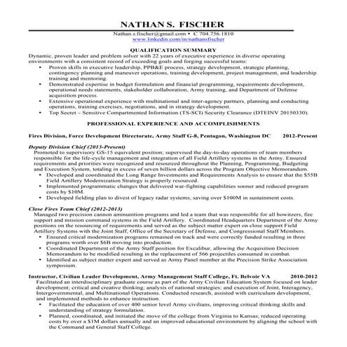 Fischer Resume SEP 2016 | PDF