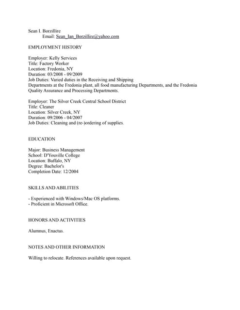 Preston Capps Resume | PDF