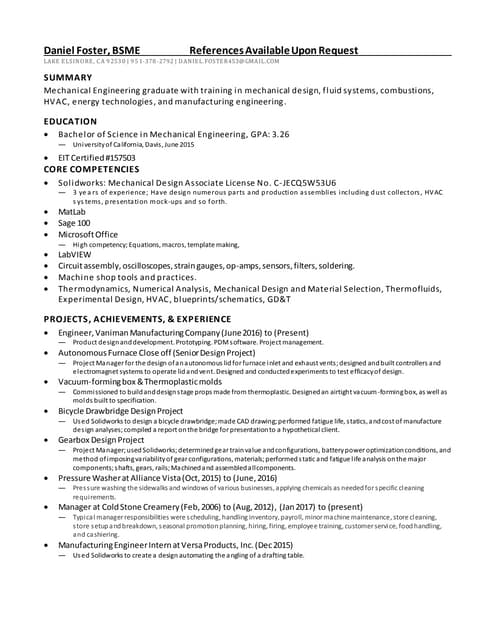 Flerchinger Resume 3-25 | PDF