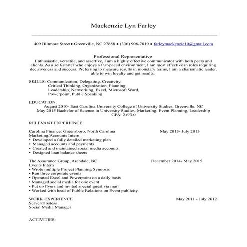 FINAL RESUME May 2015 | DOC