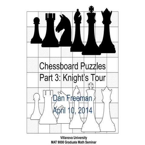 Chessboard Puzzles Part 3 - Knight's Tour | PPTX