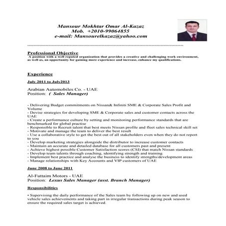 CV Alfuttaim | PDF