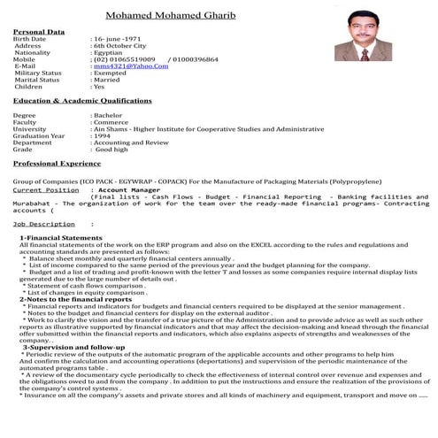 cv mohamed (1) | DOC