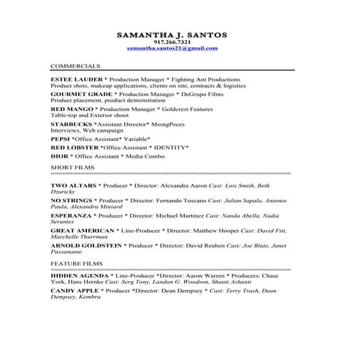Sam Resume | PDF