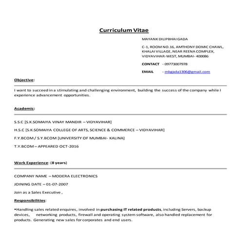 CV Chris van Oers | DOCX