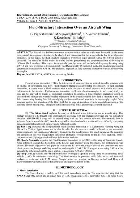 CFD-based numerical analysis of the aerodynamic effects of a Taper wing ...