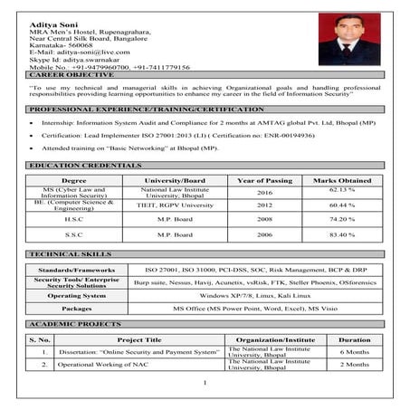 Curriculamvitae | DOC