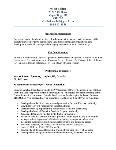 Resume 12yrs Exp | PDF