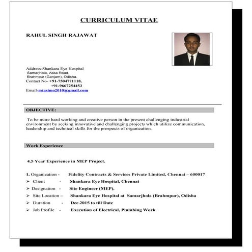 Rahul Resume | PDF
