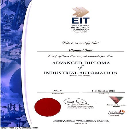EIT Cert and Results
