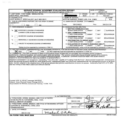 Academic Evaluation Report | PDF