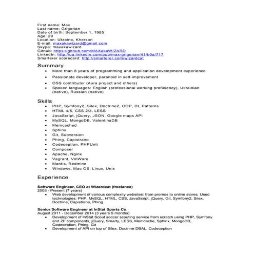 Resume | PDF
