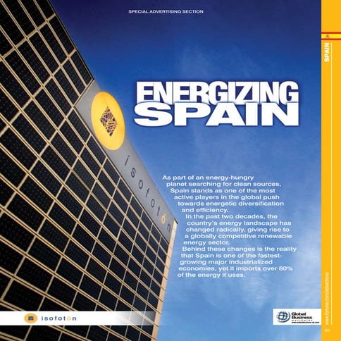 FORTUNE Report on Spain 2007 | PDF | Power and Energy Industry | Industries
