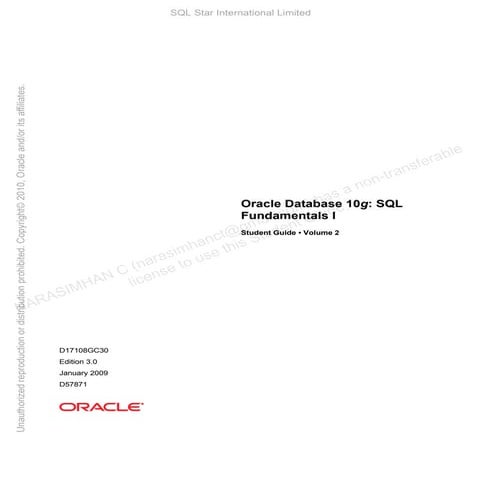 Sql Training Pdf