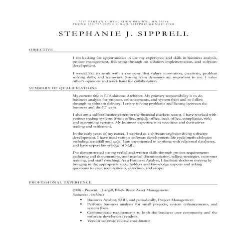 Resume_2015 PM_BA | DOC