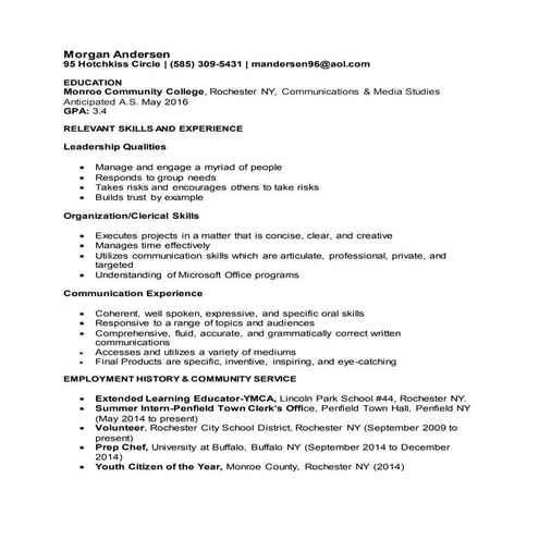 Josh Canfield Resume | RTF