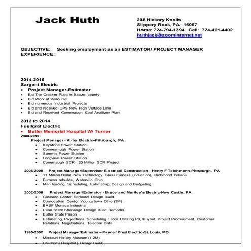 Jack Huth Resume | DOCX