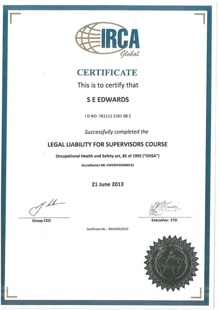 NOSA-Introduction To SAMTRAC | PDF