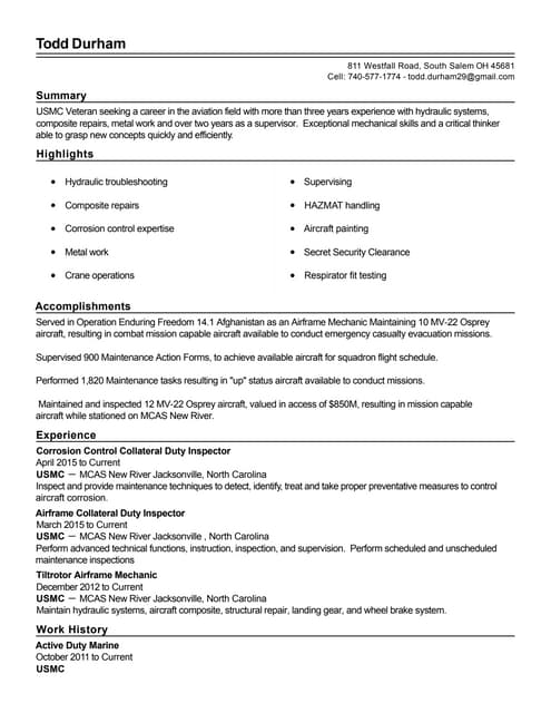 Thomas Elliott RESUME | PDF