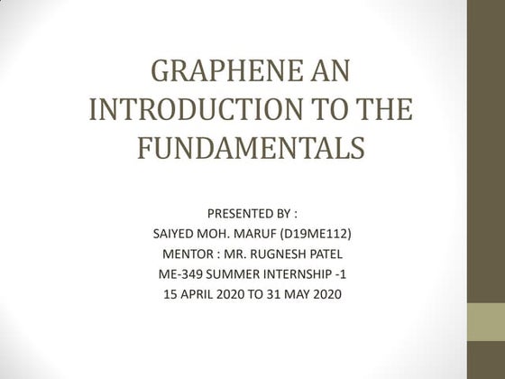 Graphene | PPTX