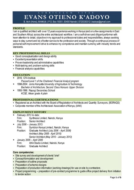 Architectural draughtsman | PDF | Civil Engineering Industry | Industries