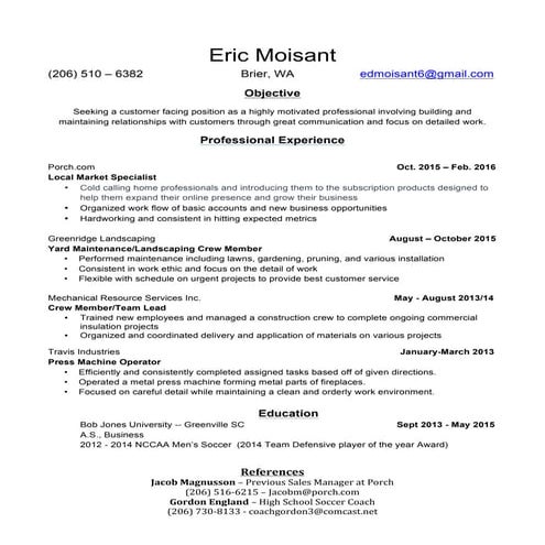 resume2 | PDF